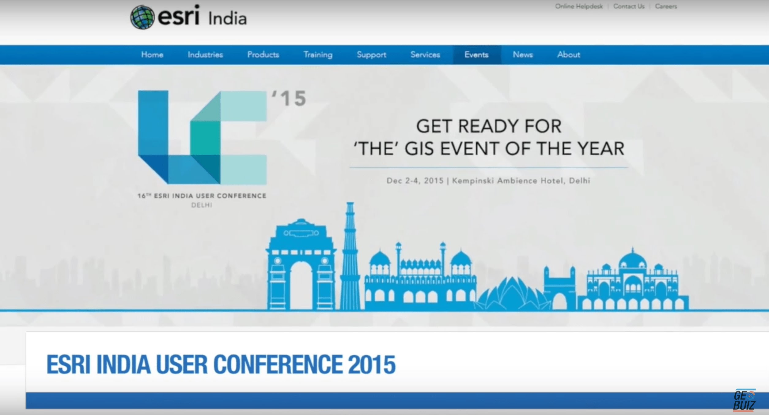 Join the Esri User Conference 2015 - GeoBuiz Channel