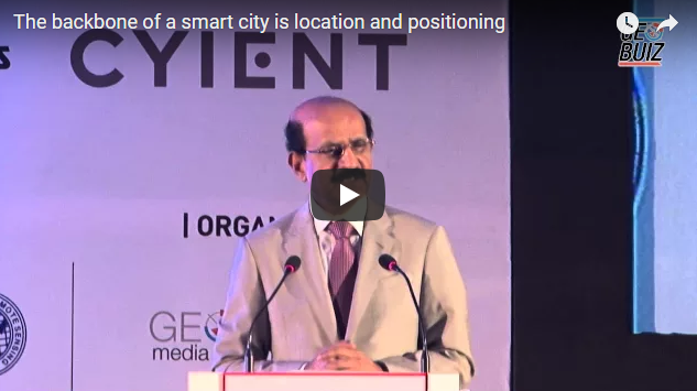 GeoSmart India 2016- Dr. B.V.R. Mohan Reddy says The backbone of a ...