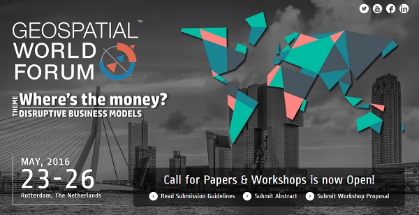Geospatial World Forum 2016 opens call for papers - Geospatial World
