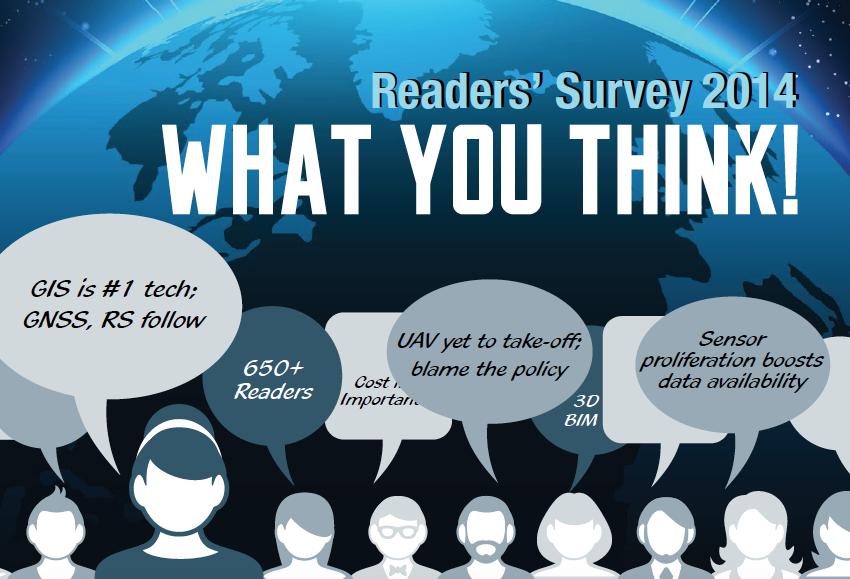 Readers’ Survey 2014 - GIS is the master Tech! - Geospatial World