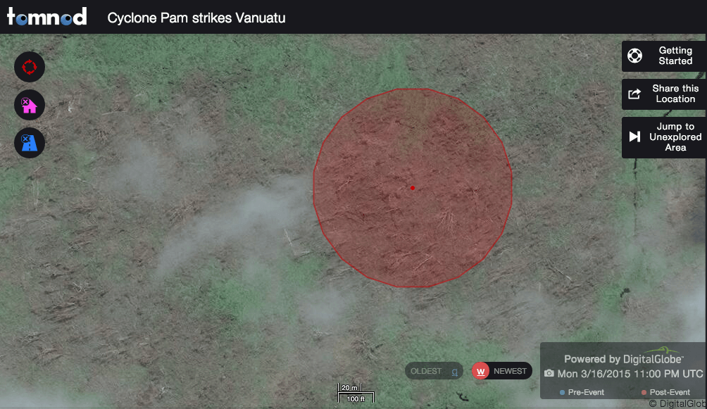 Help map damage in Vanuatu with Tomnod - Geospatial World