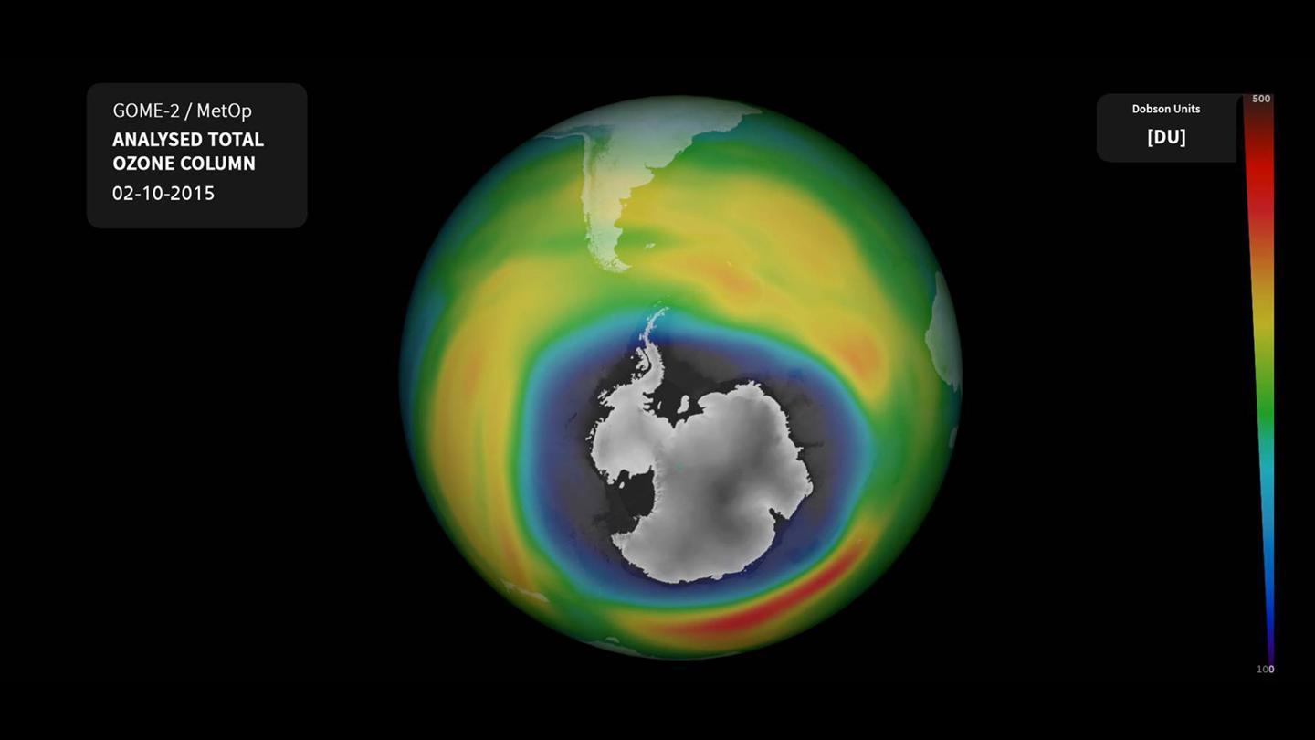 EOC finds the size of Ozone hole - Geospatial World