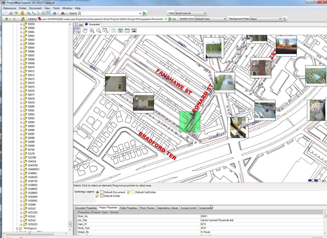 ProjectWise Geospatial Management extends searchability of Philadelphia ...