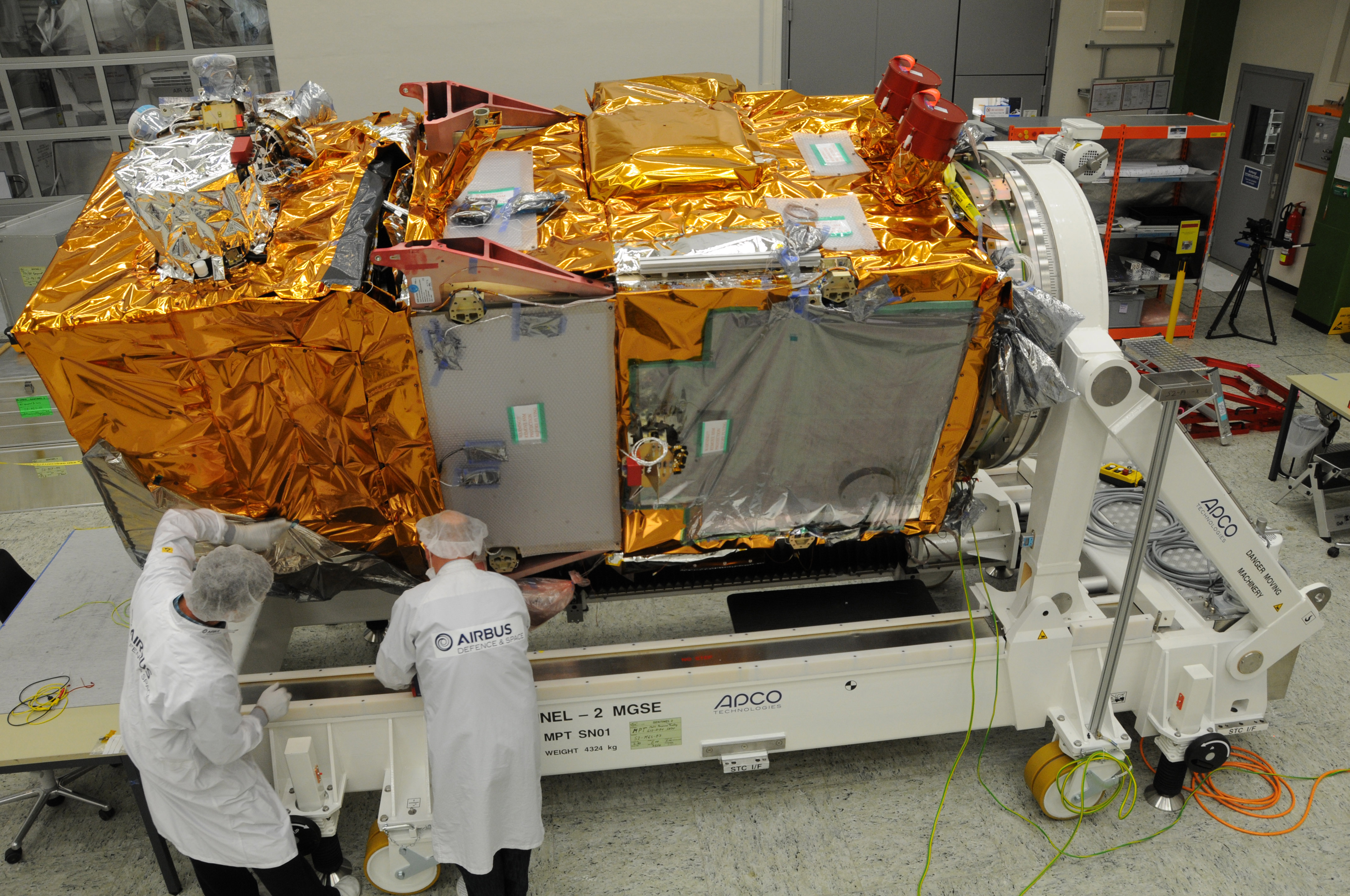 Airbus Defence and Space delivers Sentinel-2A satellite for testing ...