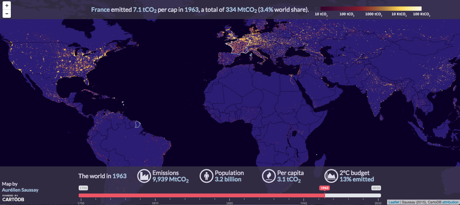 Mapping 260 years of global carbon emissions - Geospatial World