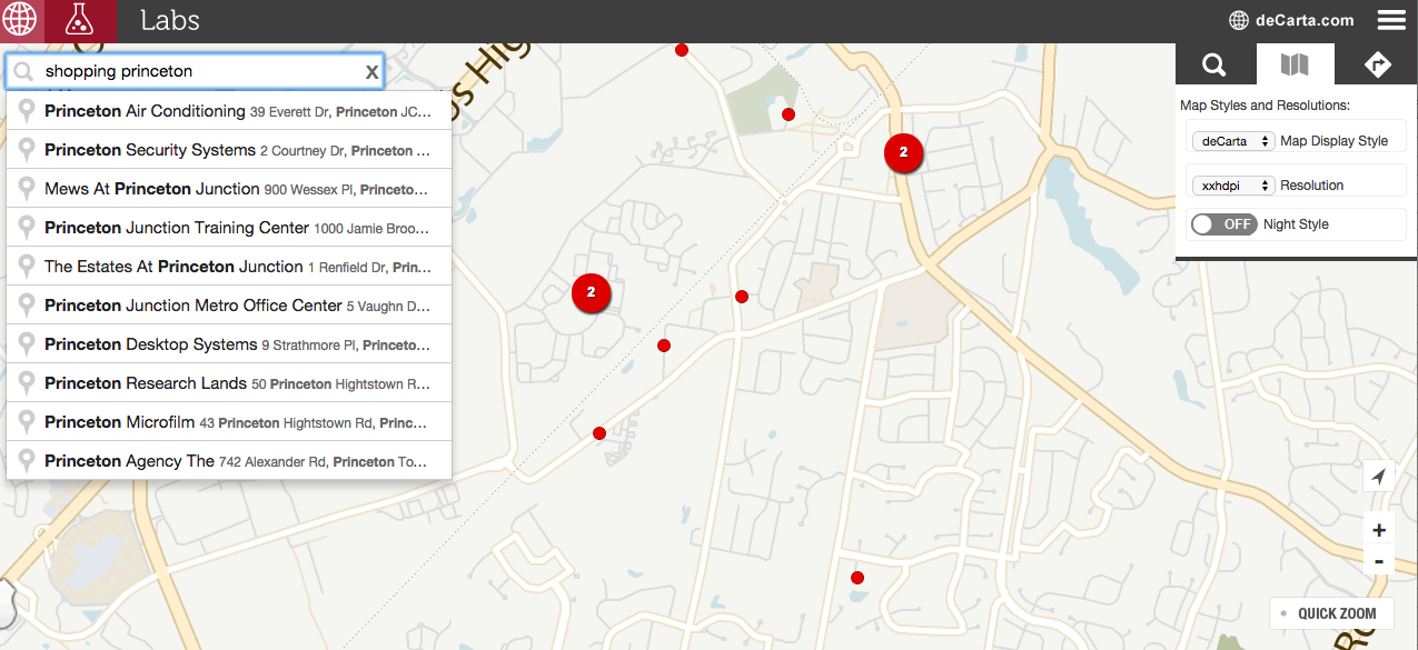 deCarta updates its L2 geospatial search engine with support for ...