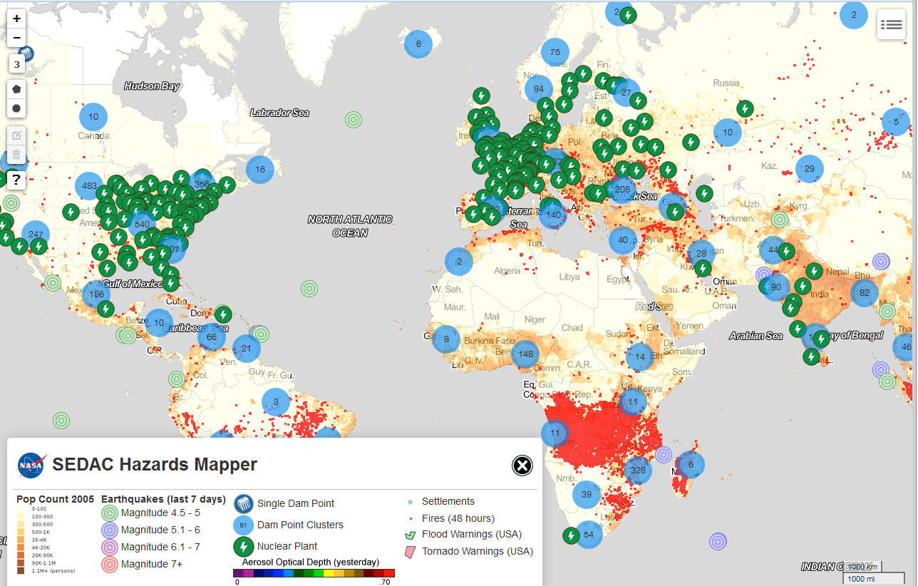NASA mapping tool lets users pinpoint hazards data - Geospatial World