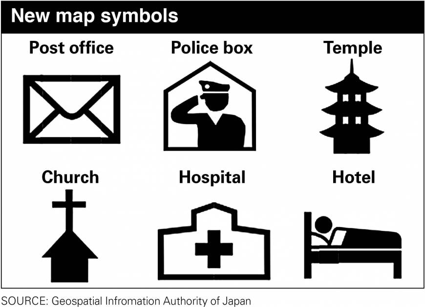 Japan revamps bewildering map symbols - Geospatial World