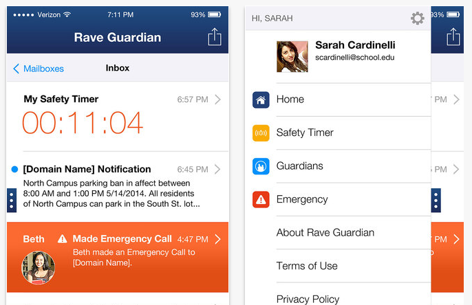 Rave Guardian app makes college campus a safer place - Geospatial World