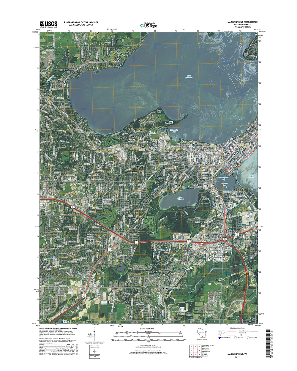Census Bureau road data added to US Topo maps for Wisconsin ...
