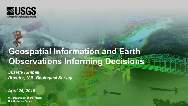 Geospatial Information and Earth Observations Informing Decisions ...