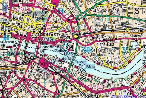 OS celebrates 225th anniversary by mapping London in OS style
