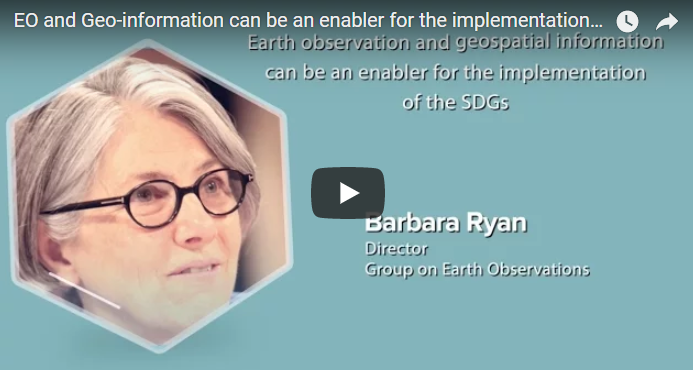 Earth Observation and geospatial information can be an enabler for the ...