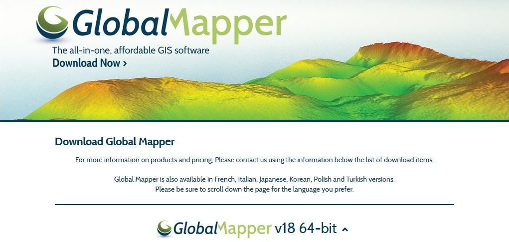 Global Mapper LiDAR Module update available with 3D Point Cloud Display - Geospatial World
