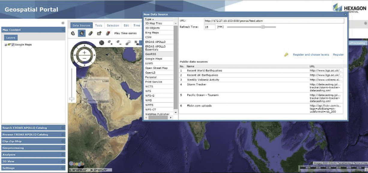 GeoMedia Web GIS﻿﻿ to disseminate spatial information