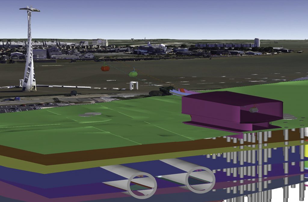 Combining geological modelling and BIM for infrastructure
