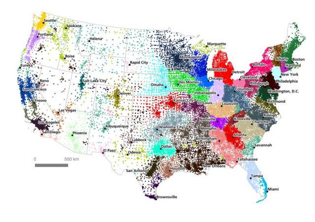 Researchers create commute maps of US' megaregions - Geospatial World Researchers create commute maps of US' megaregions - Geospatial World