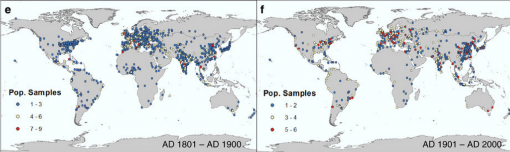 Maps show how cities spread across the world in 6,000 years