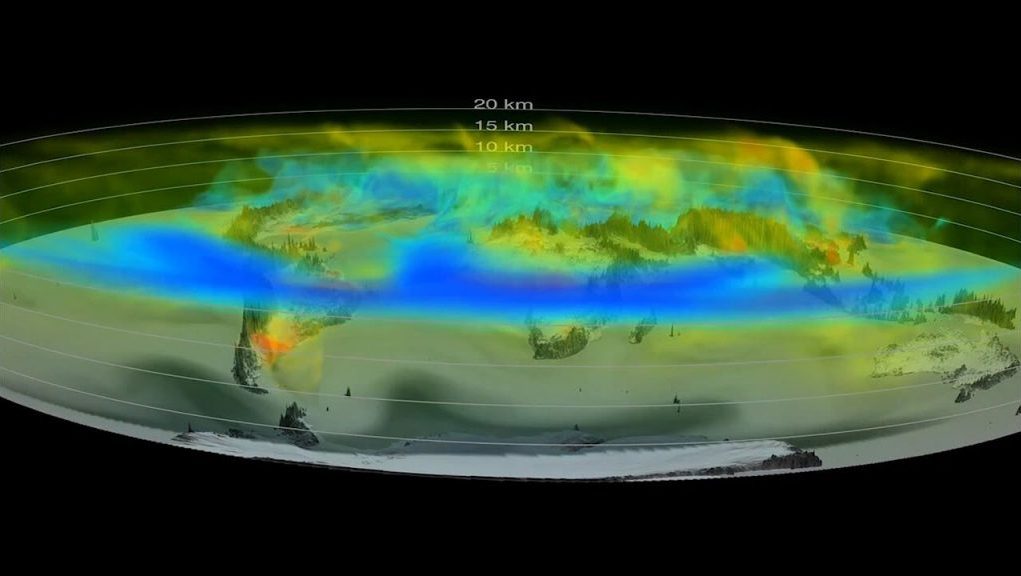 NASA visualization of CO2 in air holds keys to global warming