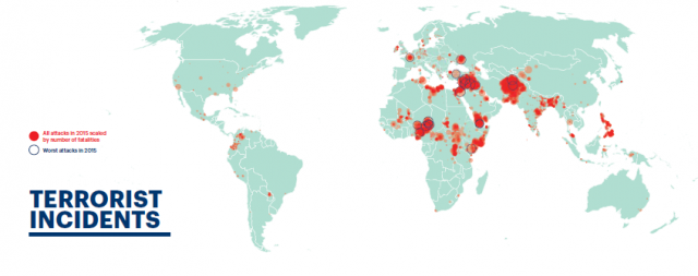 Maps of global terrorism: Where all it is hurting most