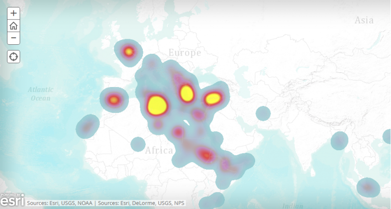 These maps tell you all about global refugee movement and fatalities