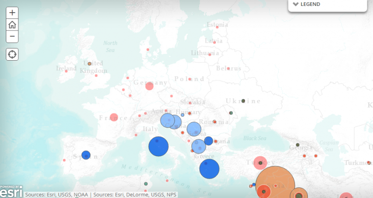 These maps tell you all about global refugee movement and fatalities