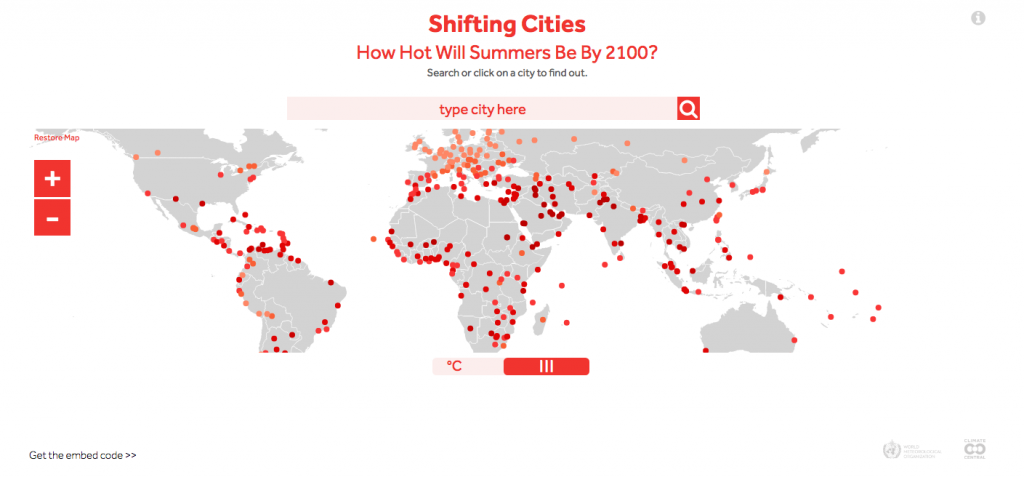 Interactive map shows how Climate Change will affect temperatures in ...