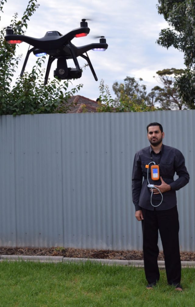 Drones detect vital human signs from a very long distance