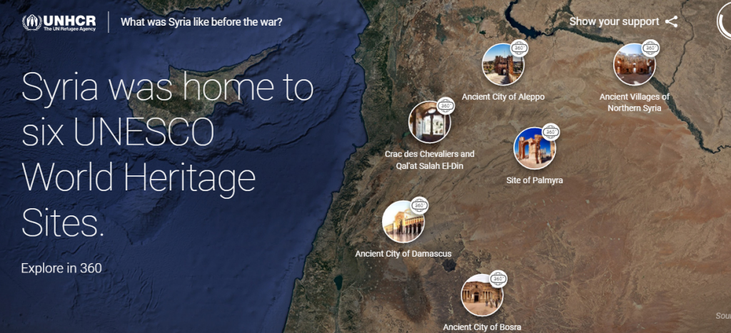 Google-UNHCR interactive project shows destruction wrought in Syria