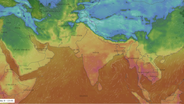 Windy Interactive map: Check out wind speed, cloud density, pollution ...