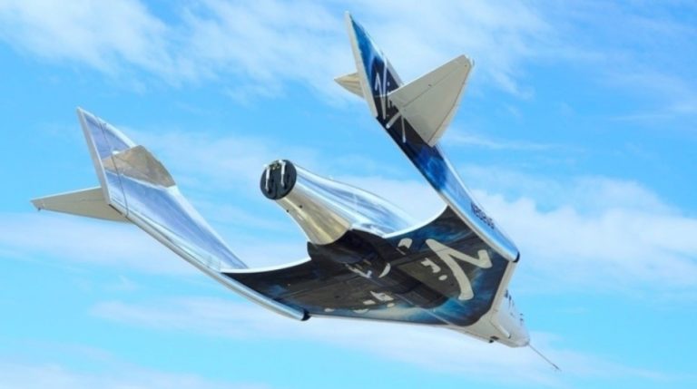 Virgin Galactic unveils its rocket-powered plane video