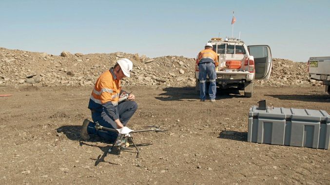 As the roving eyes read better - AAM uses drone for surveying