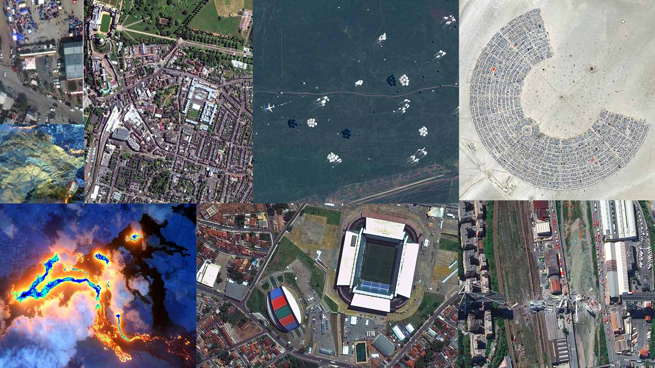 DigitalGlobe satellite imagery casts light on major newsmakers of 2018