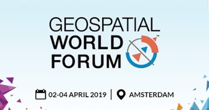 Cyient is co-sponsor at Geospatial World Forum 2019