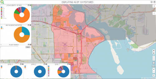 Geospatial powered emergency solutions for quick response