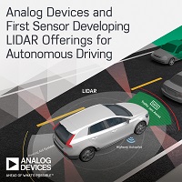 Analog Devices and First Sensor to develop new LiDAR solutions