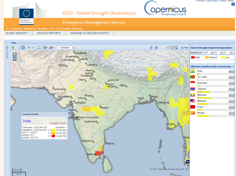 Copernicus Emergency Management Service – monitoring tropical cyclone ...
