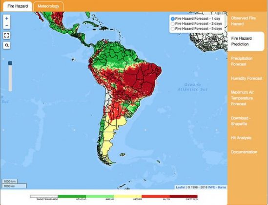 Satellite images show devastating Amazon rainforest fire - Geospatial World