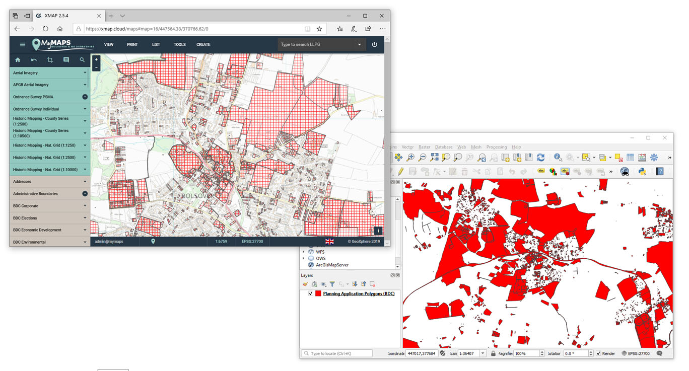 Geoxphere and Loose Goat brings together XMAP Cloud GIS and QGIS for ...