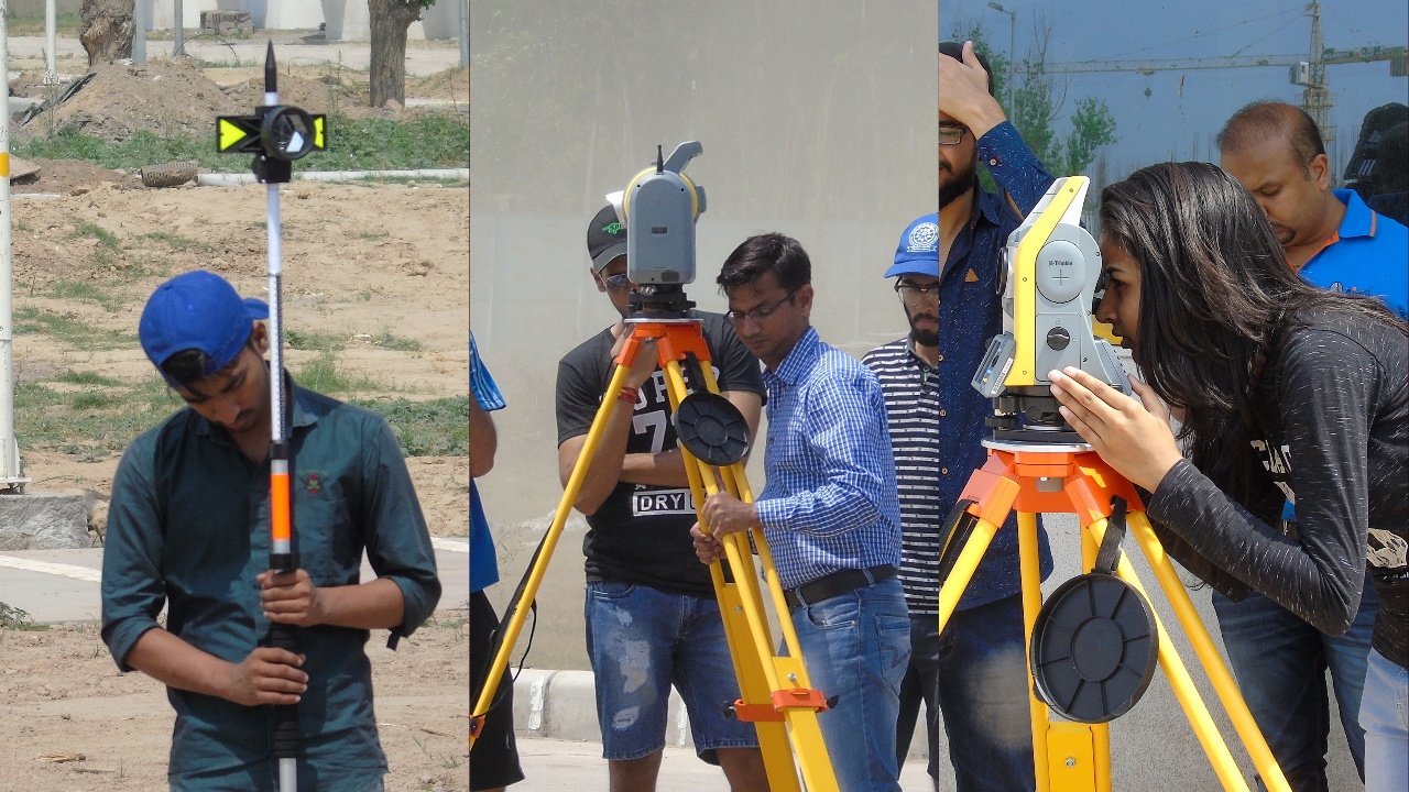 IIT students learn hands-on surveying with Trimble products