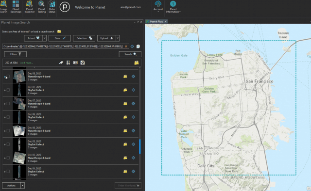 Planet releases improved ArcGIS Add-In and QGIS Plugin V2.0 for users