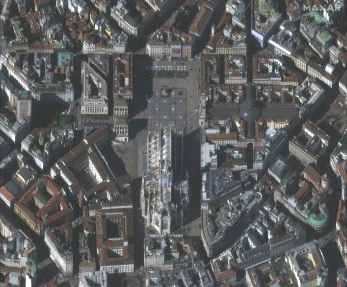 Satellite images capture major events of 2020