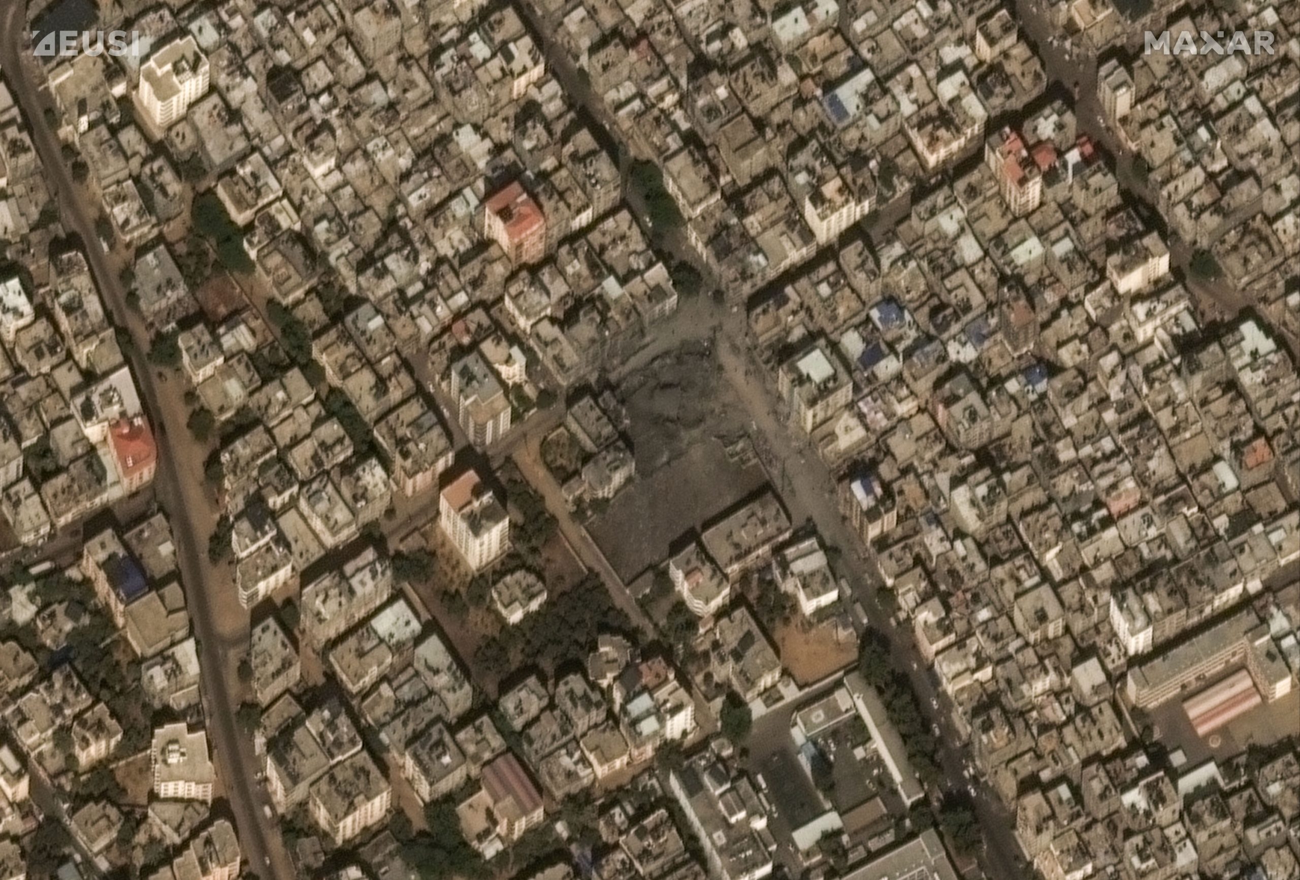 Satellite Imagery Shows Destruction in Gaza
