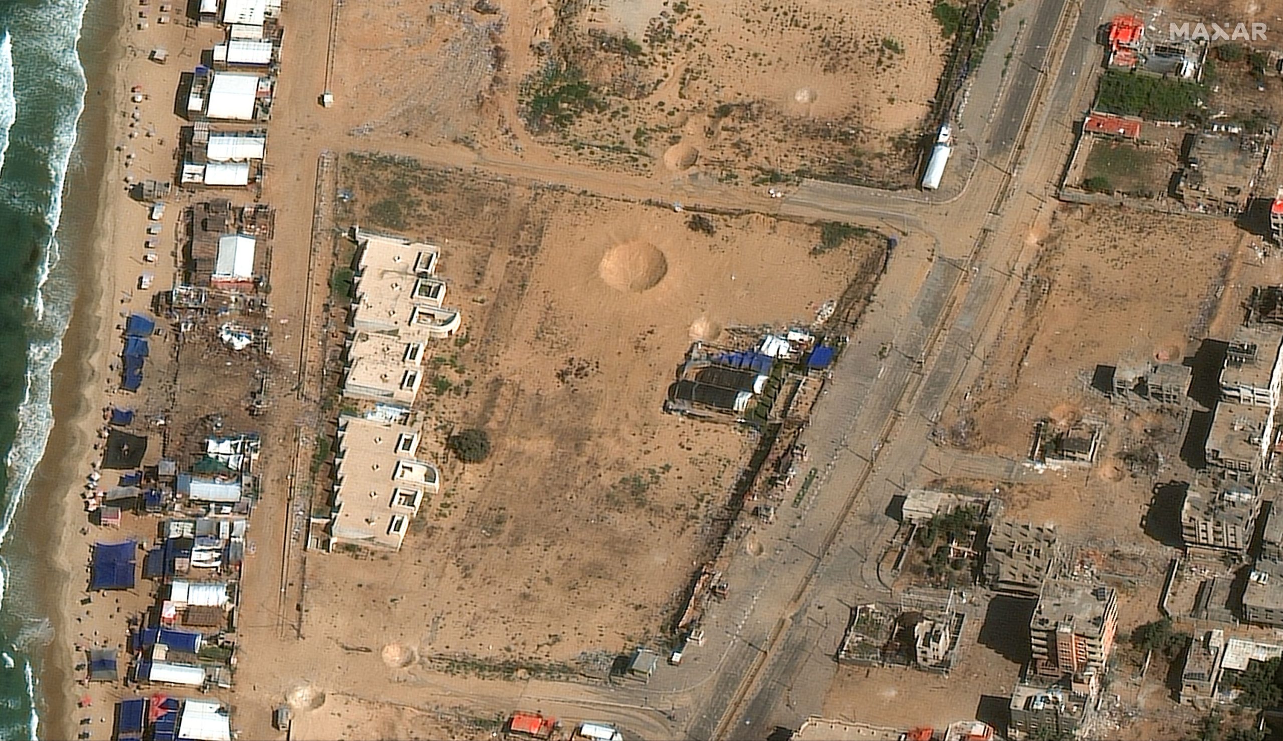 Satellite Imagery Shows Aftermath of Recent Explosion at Al-Ahli Hospital