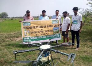 Drone spraying Boosts Paddy Farming Efficiency in Indian State