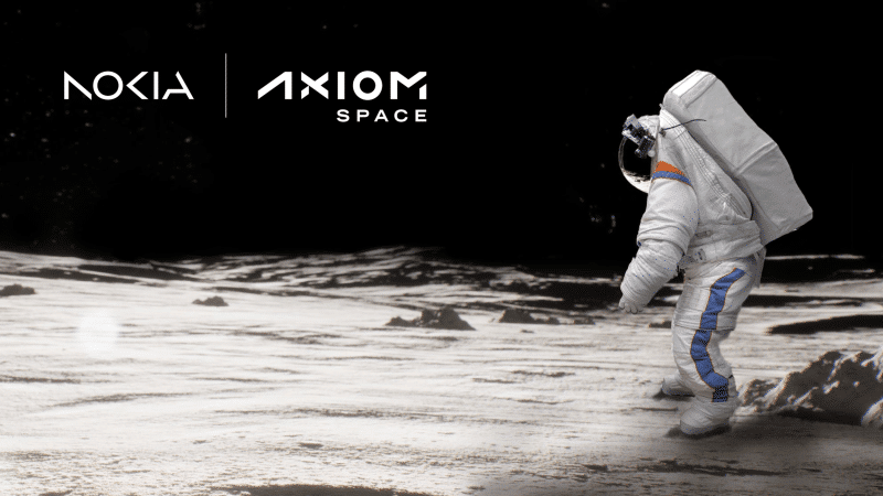 Nokia and Axiom Space Partner for Lunar Spacesuit Networks